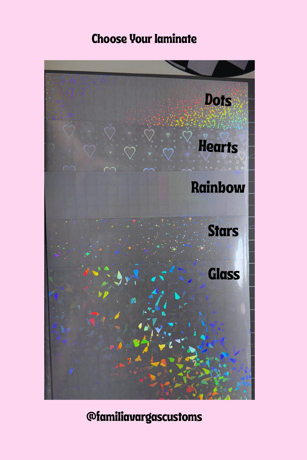 Custom laminated device inserts – Familia Vargas Custom Creations